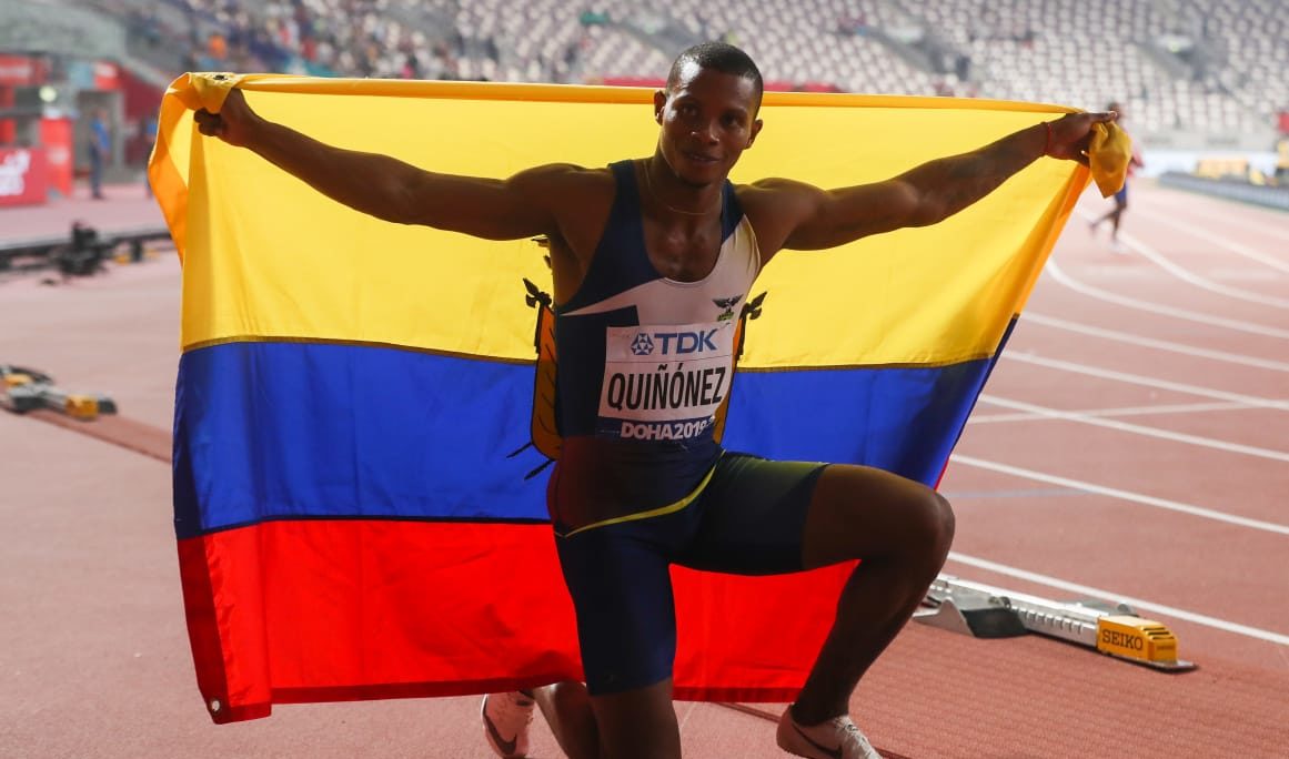 Álex Quiñónez obtiene medalla de bronce en mundial de atletismo ...