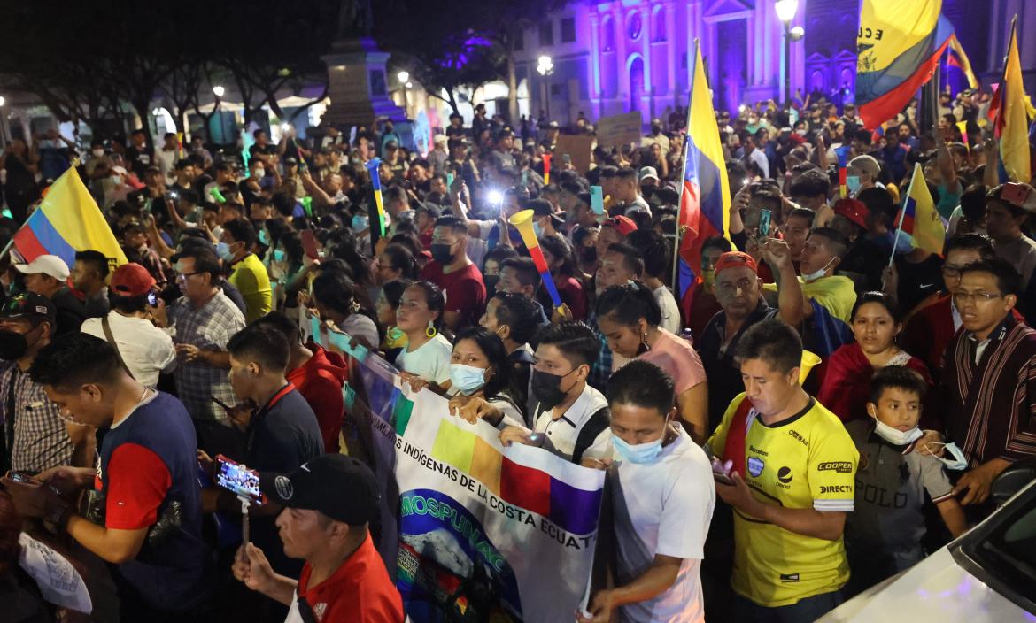 El Paro Nacional También Llegó A La Ciudad De Guayaquil Se Concentró